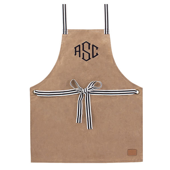 Monogram Scalloped Apron - Personalized Cooking Apron