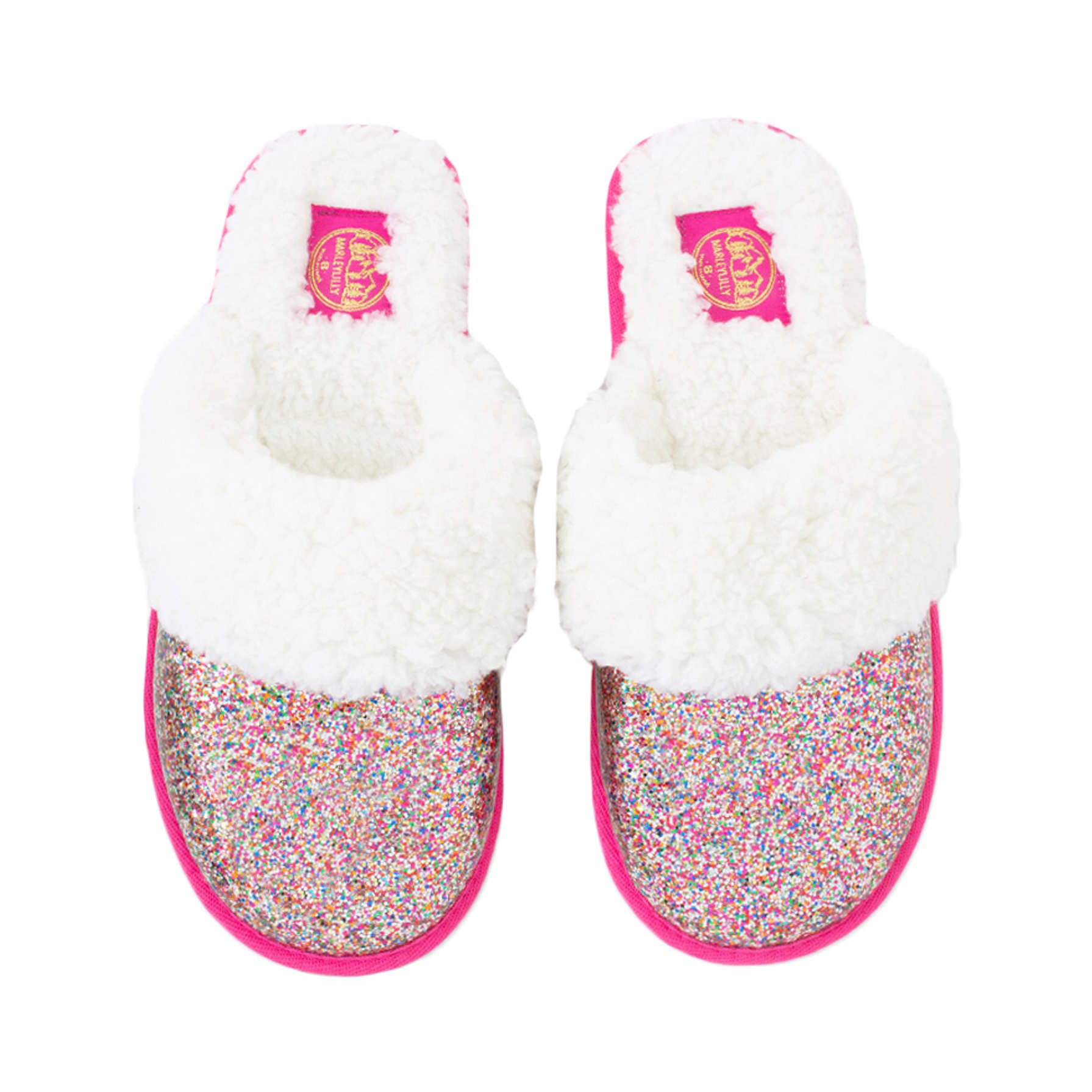 Colorful Glitter Slippers - Marleylilly