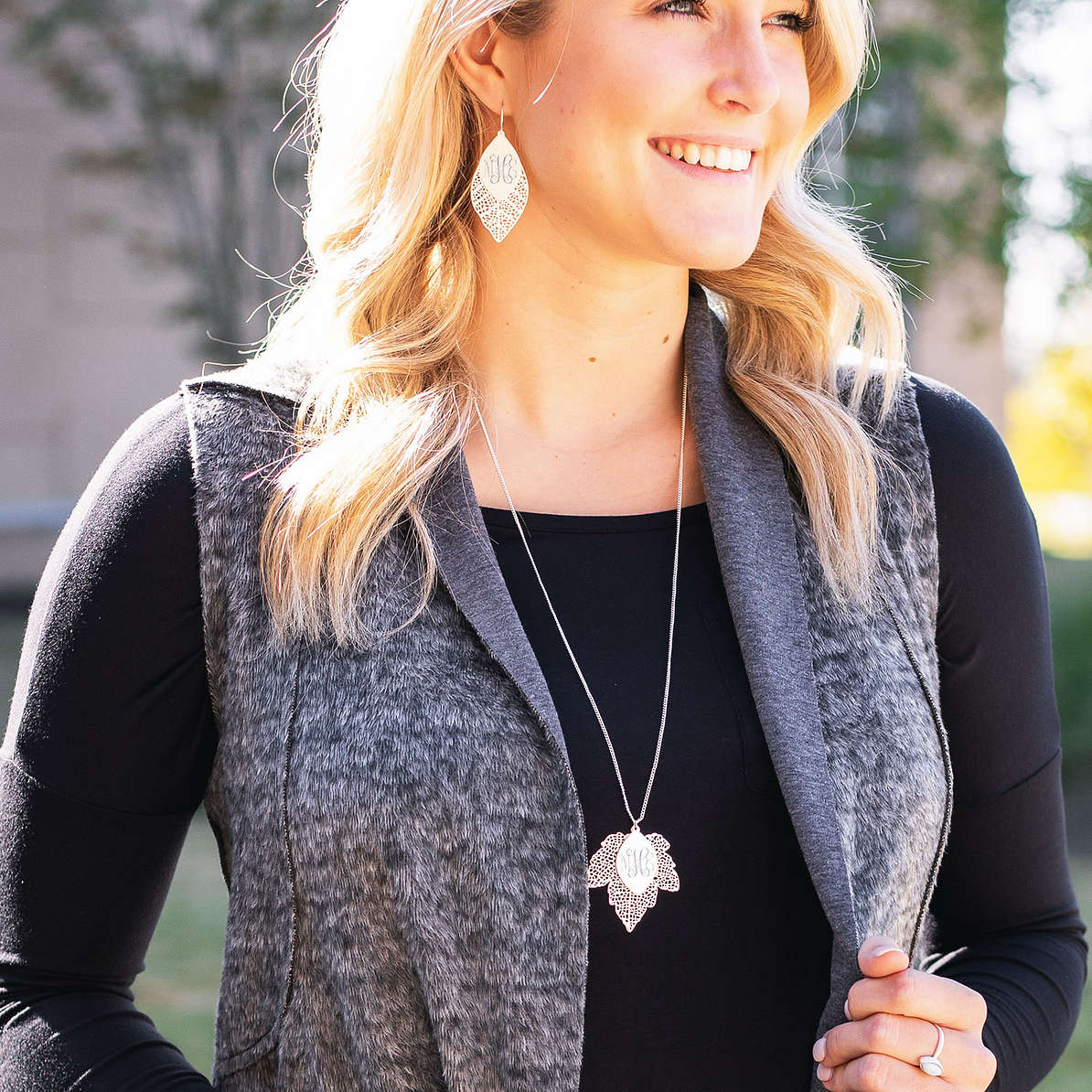 Women's Personalized Layered Earrings - Marleylilly