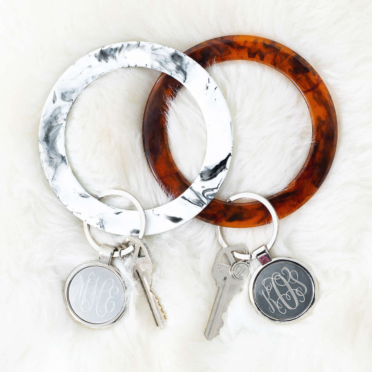 Personalized Large Key Ring - Marleylilly Personalized Large Key Ring - Marleylilly
