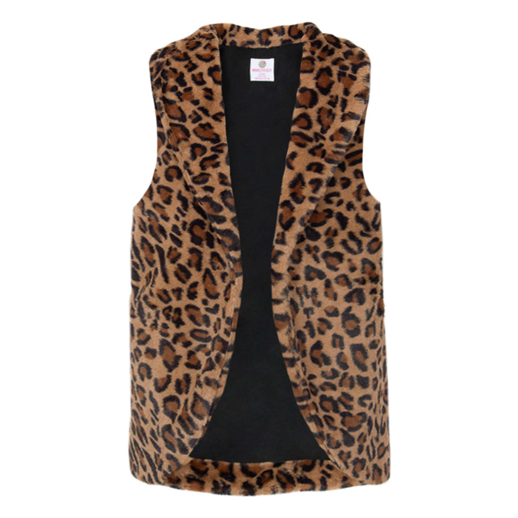 Cozy Faux Fur Leopard Vest