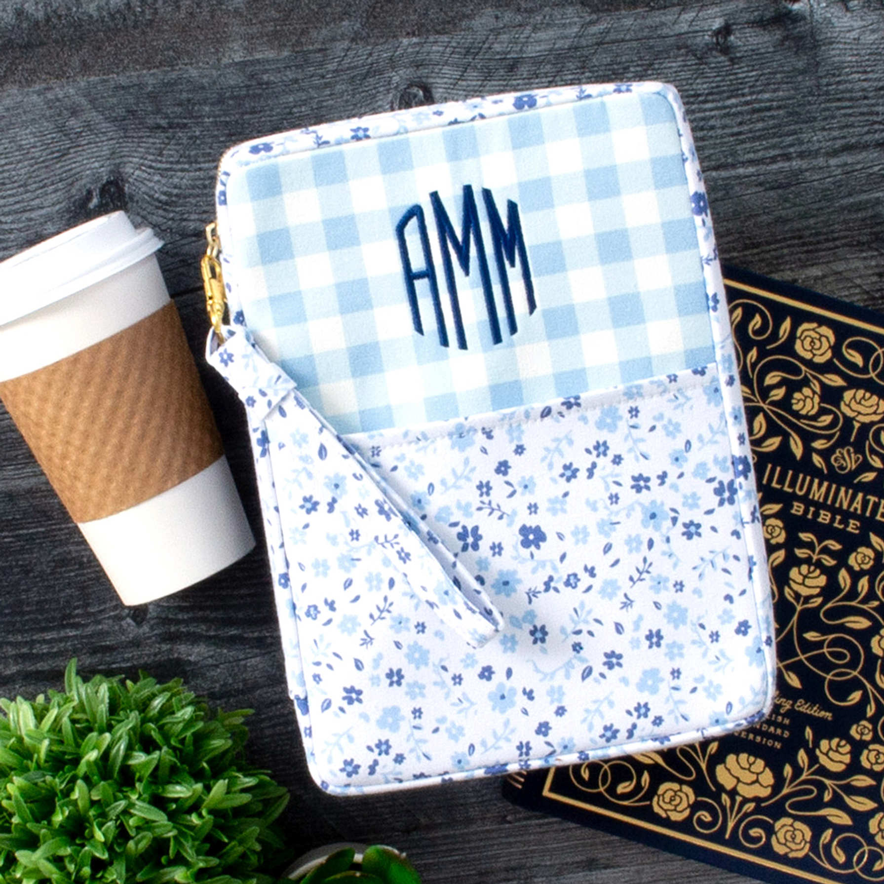Monogrammed Bible Carrier Case - Marleylilly
