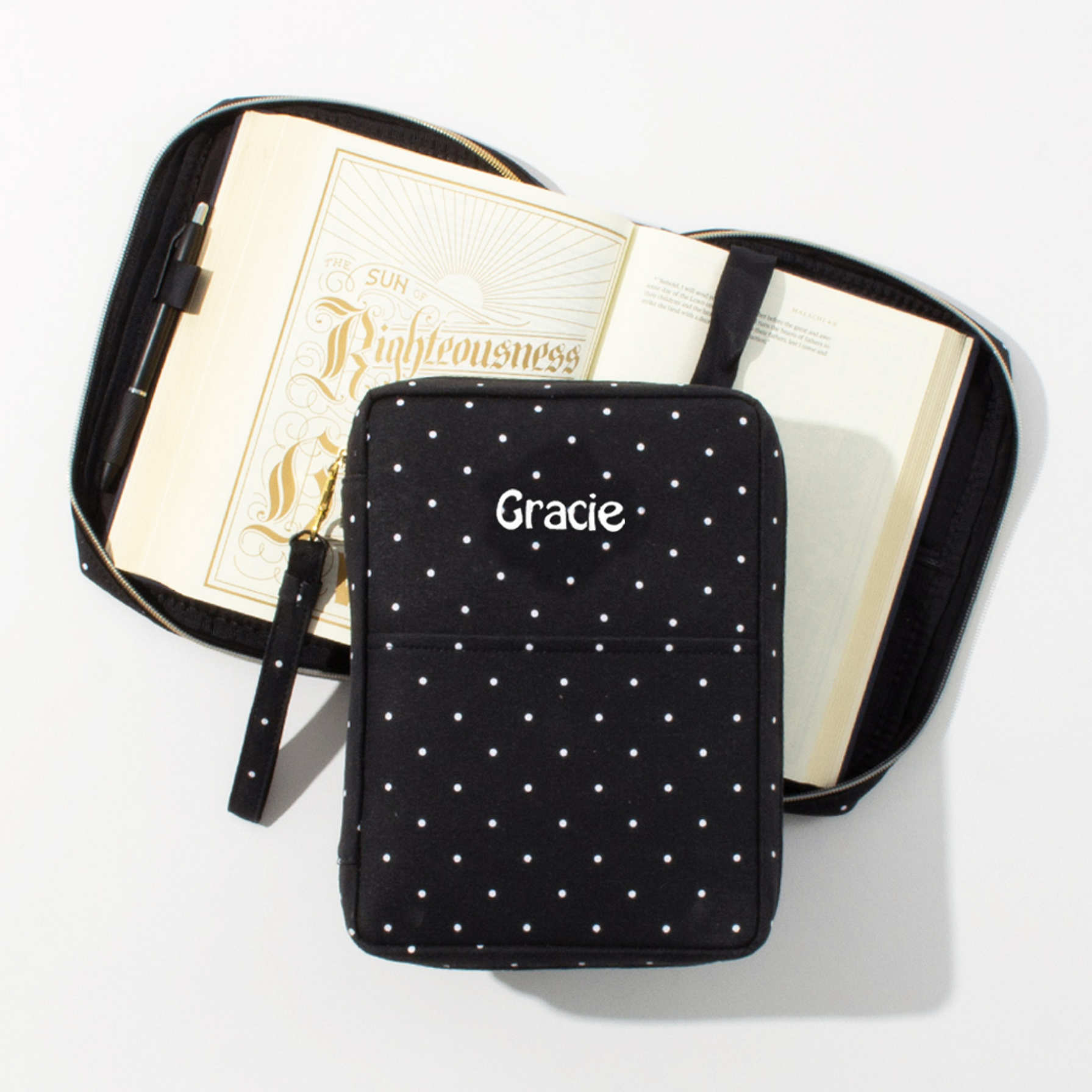 Monogrammed Bible Carrier Case - Marleylilly