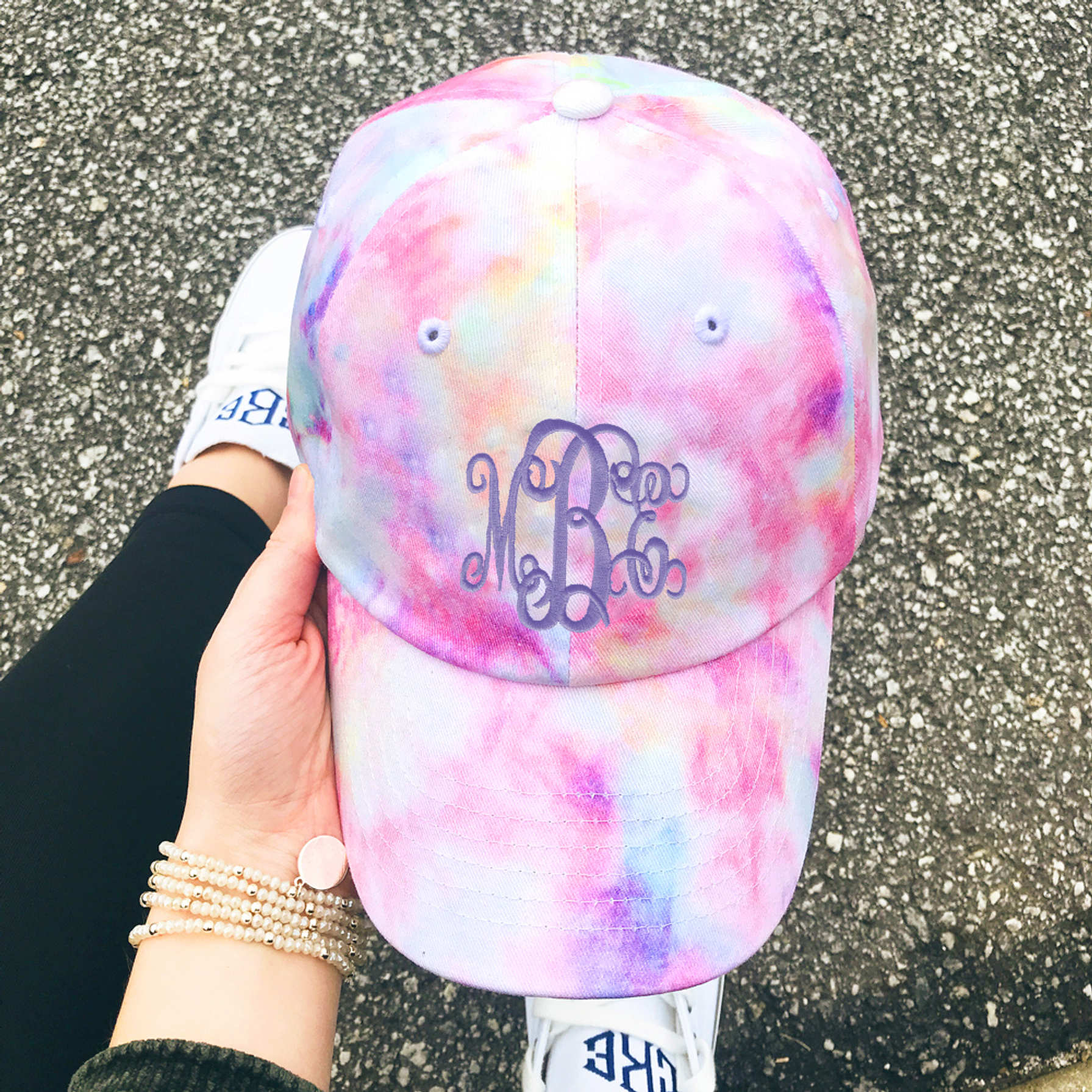Monogrammed Baseball Cap for Women - Marleylilly