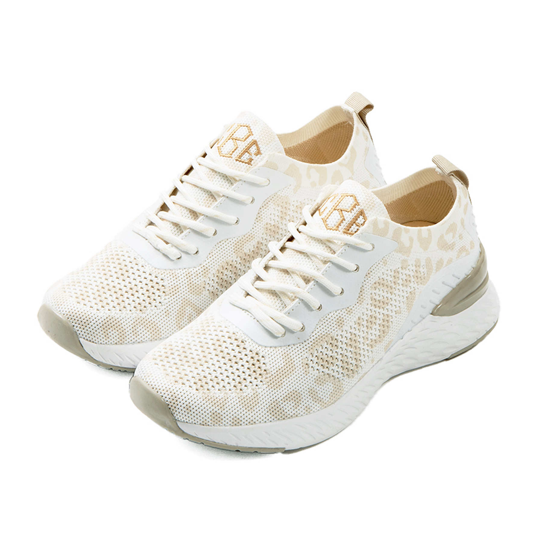 Monogrammed Leopard Sneakers - Marleylilly