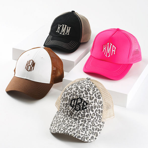 Personalized Trucker Baseball Hat - Marleylilly