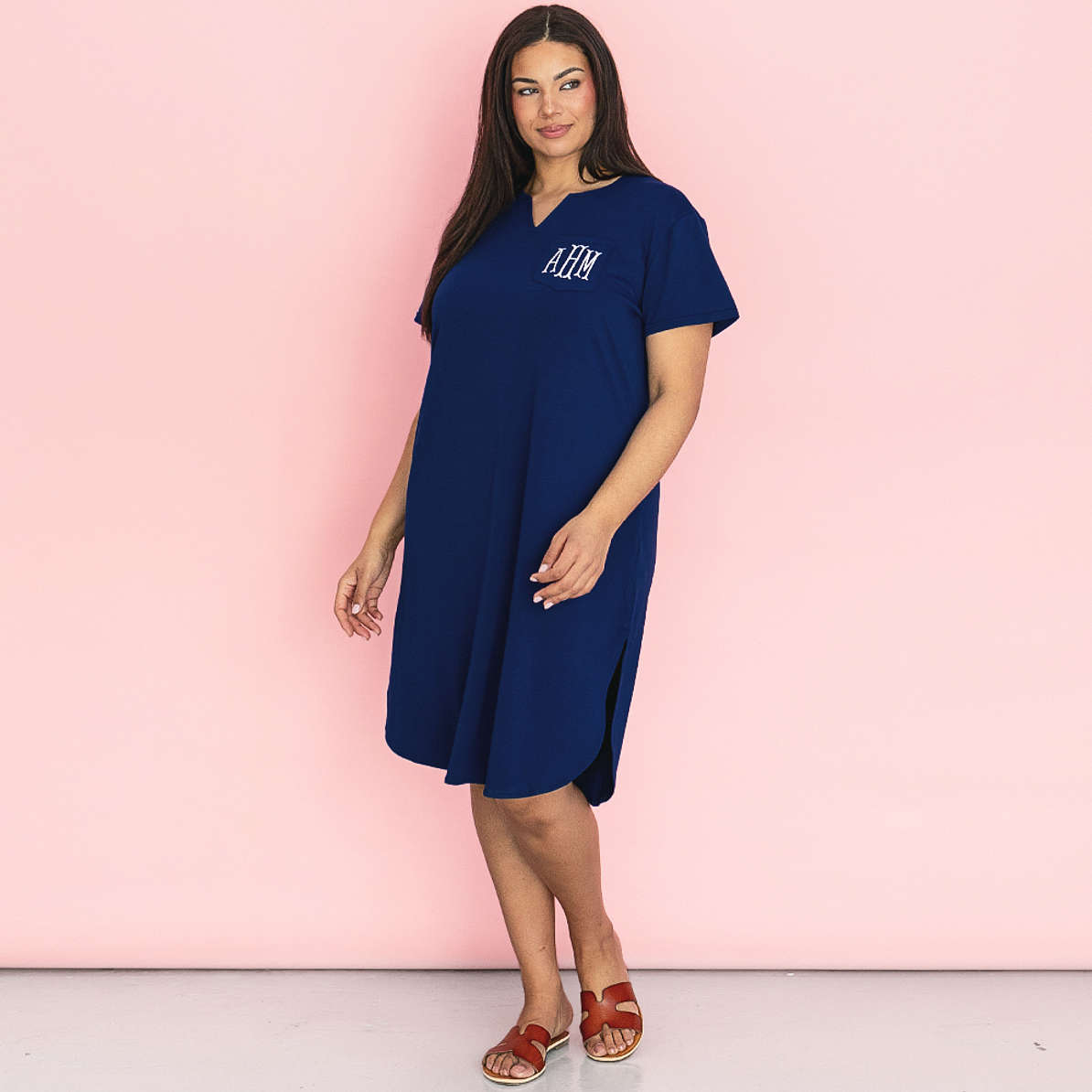 Personalized Side Slit Dress | Marleylilly