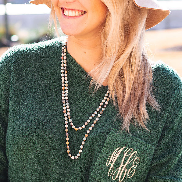 Layering Stone Necklace - Marleylilly