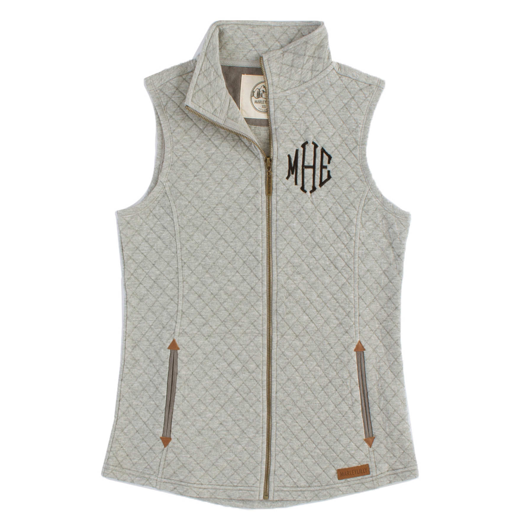 Personalized Quilted Vest – Marleylilly