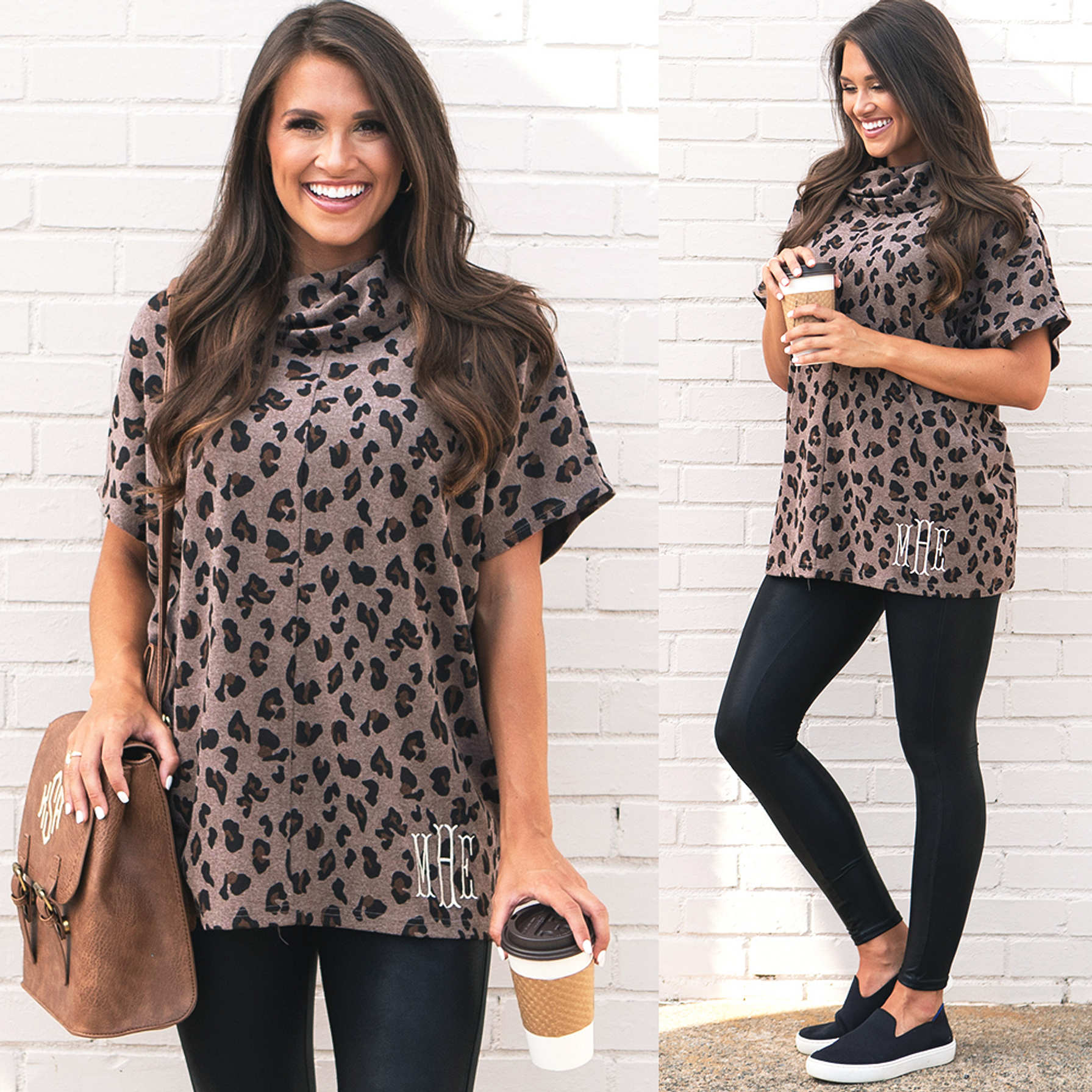Ladies Personalized Cowl Neck Ponchos - Marleylilly
