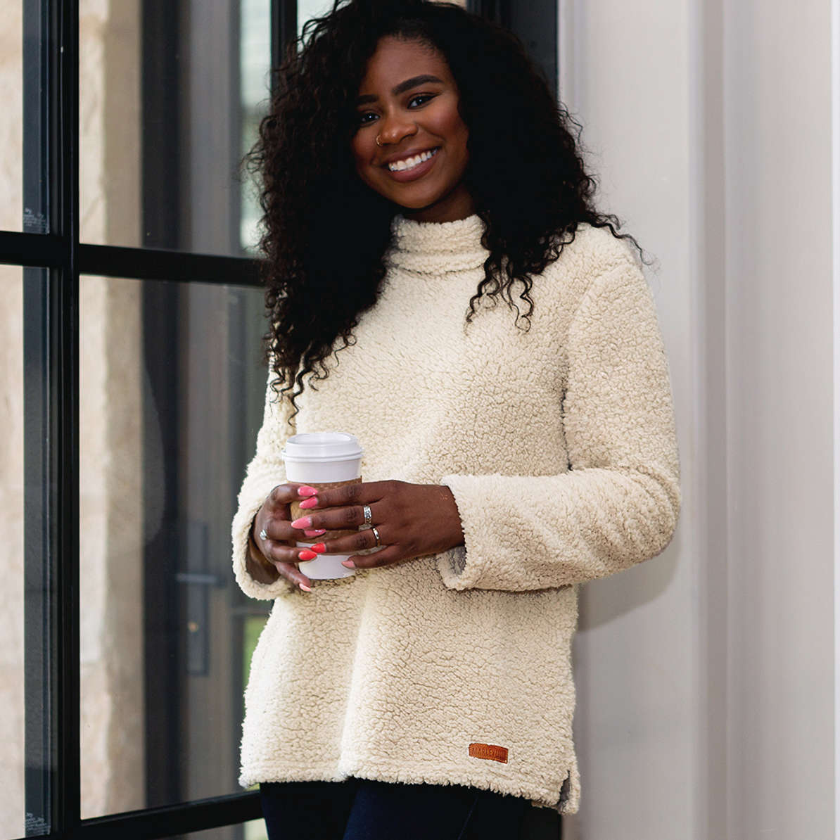 Teddy Bear Pullover - Sherpa Fleece - Marleylilly.com