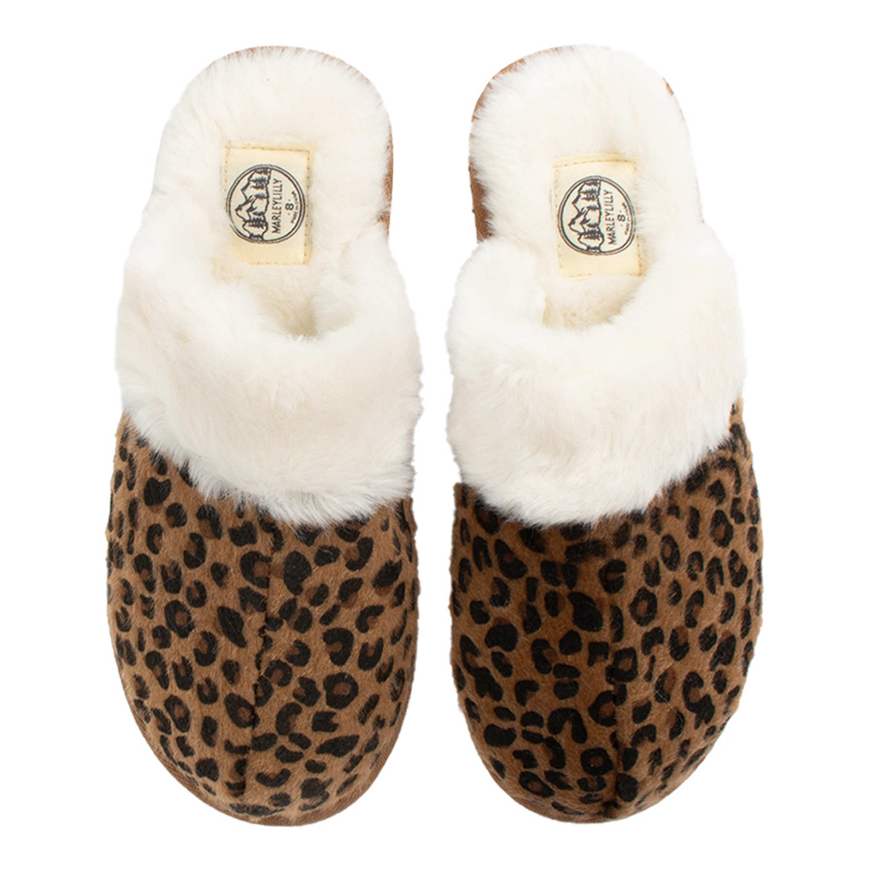 Women’s Leopard Slide-On Slippers - Marleylilly
