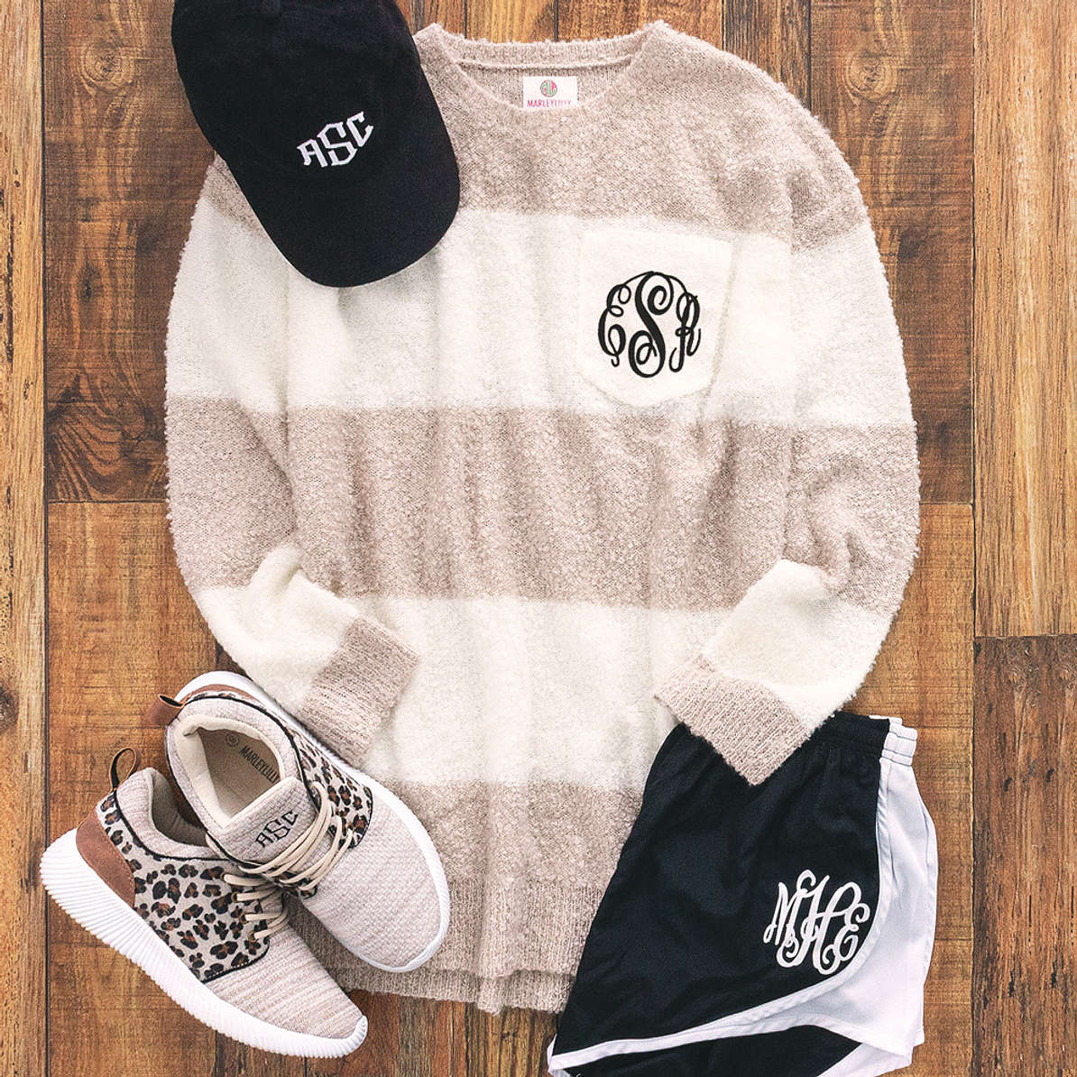 Monogrammed Sweater - Marleylilly