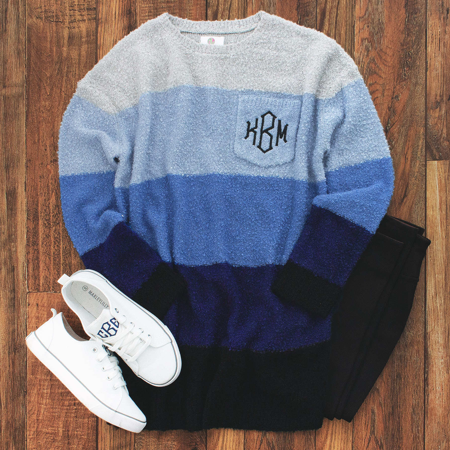 Monogrammed Sweater - Marleylilly
