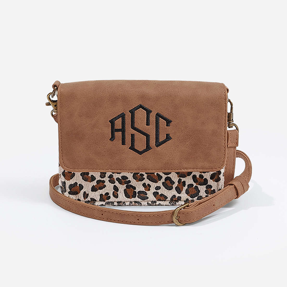 Monogrammed Mini Stadium Crossbody Bag - Marleylilly