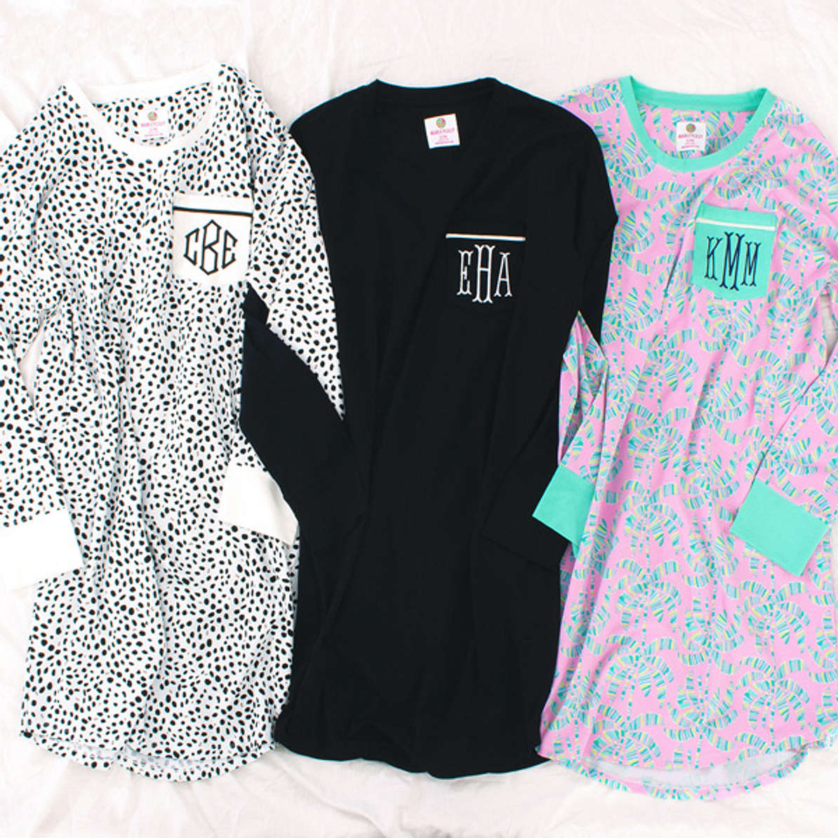 Monogrammed Sleep Dress – Marleylilly