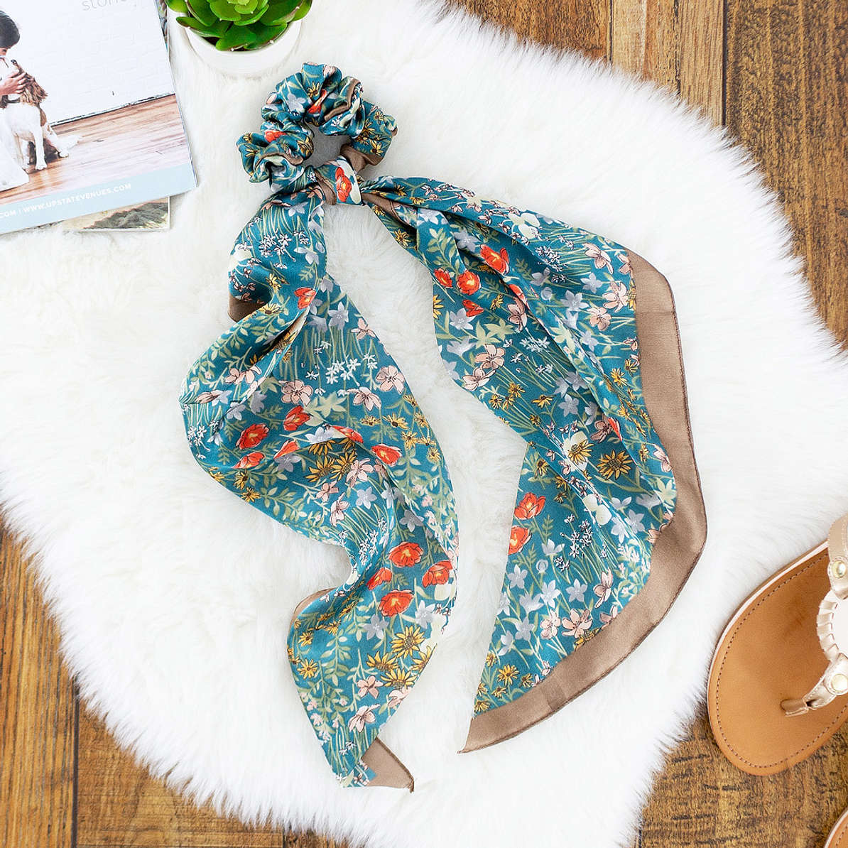 Women's Silk Scrunchie Scarves - Marleylilly
