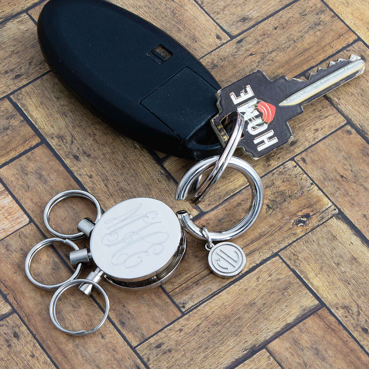 Personalized 3-Ring Key Chain - Marleylilly