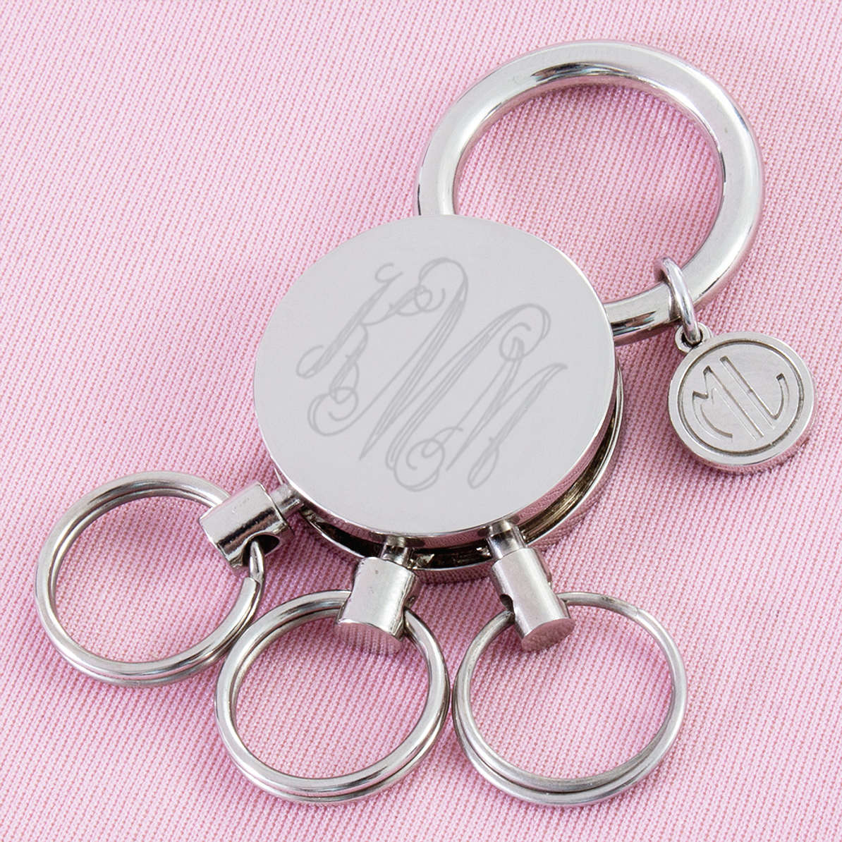 Personalized 3-Ring Key Chain - Marleylilly