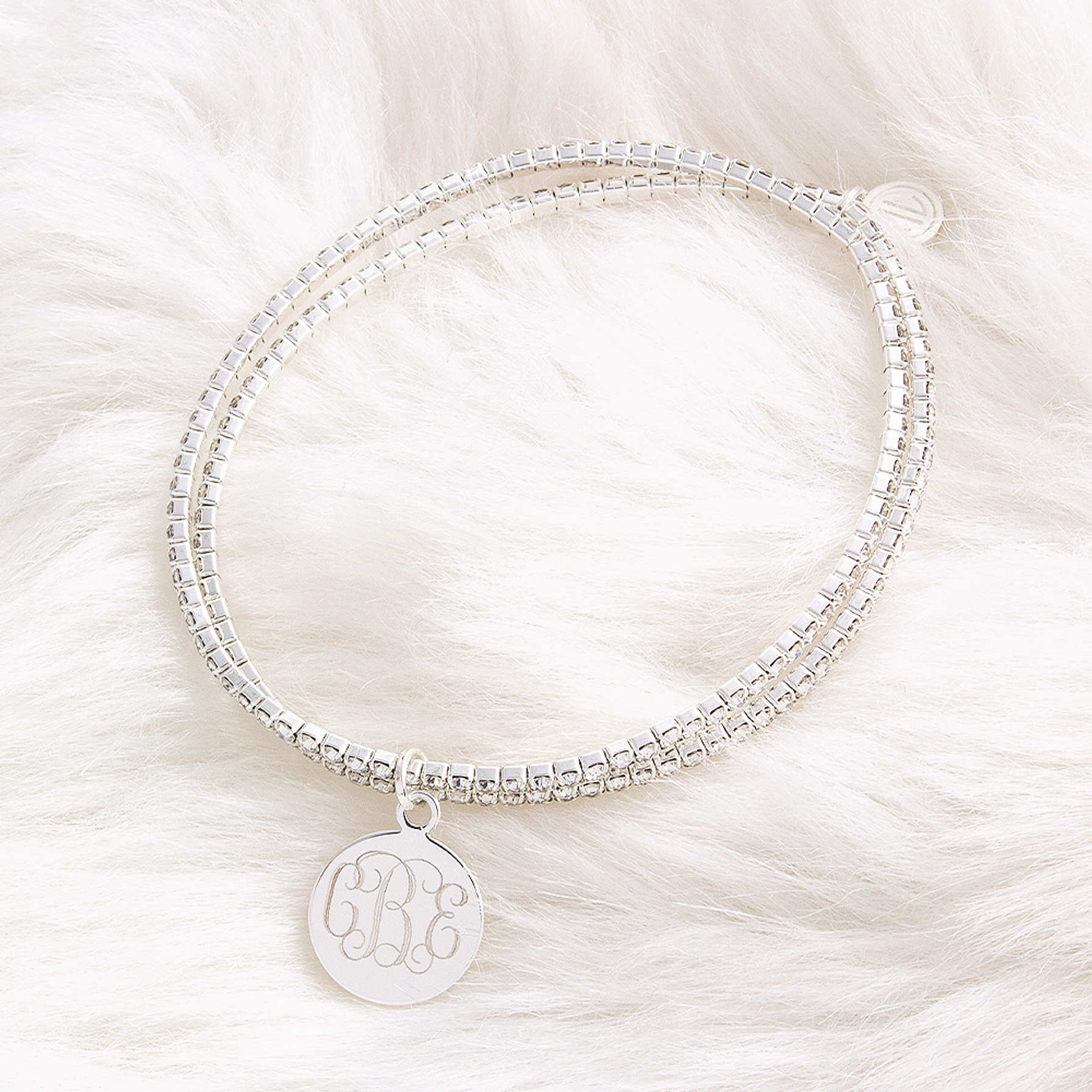 Personalized Rhinestone Bracelet - Marleylilly