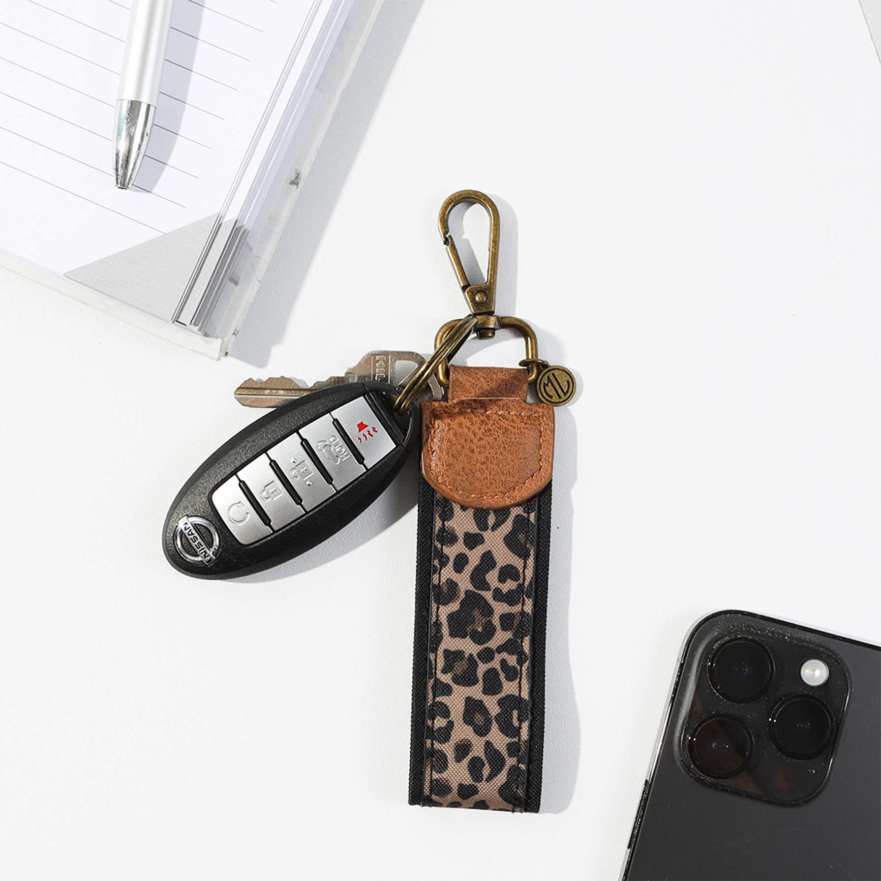 Leopard Print Keychain – Marleylilly