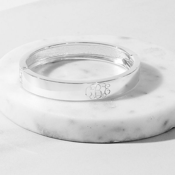 Classic Monogrammed Cuff Bracelets - Marleylilly
