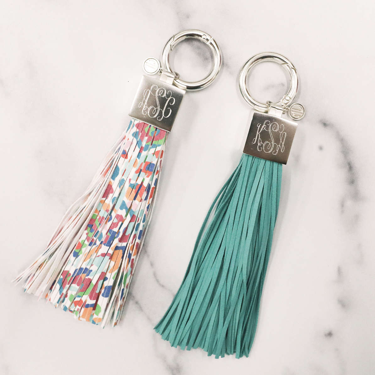 Large Engraved Key Ring - Marleylilly