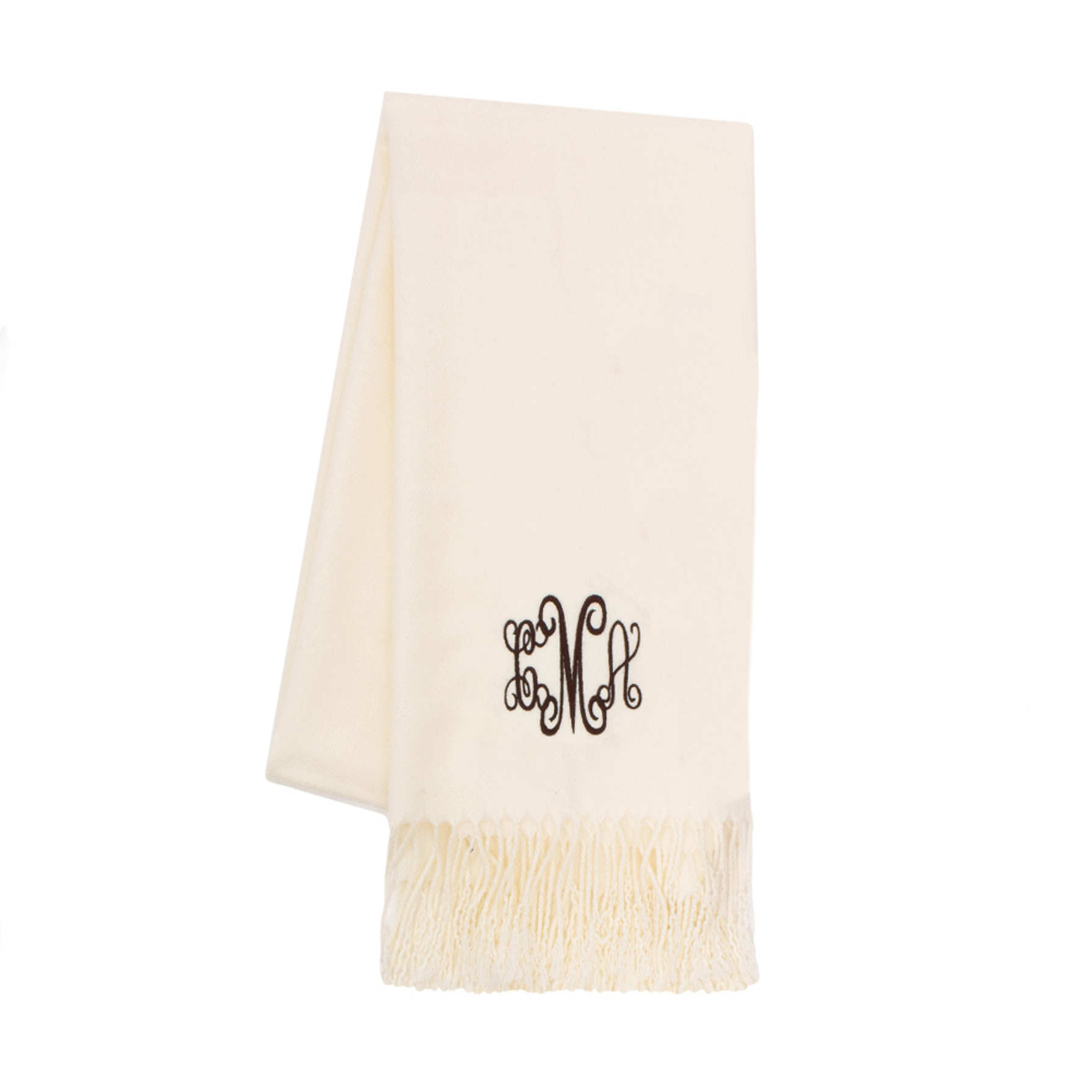 Monogrammed Cashmere-Feel Scarf - Marleylilly