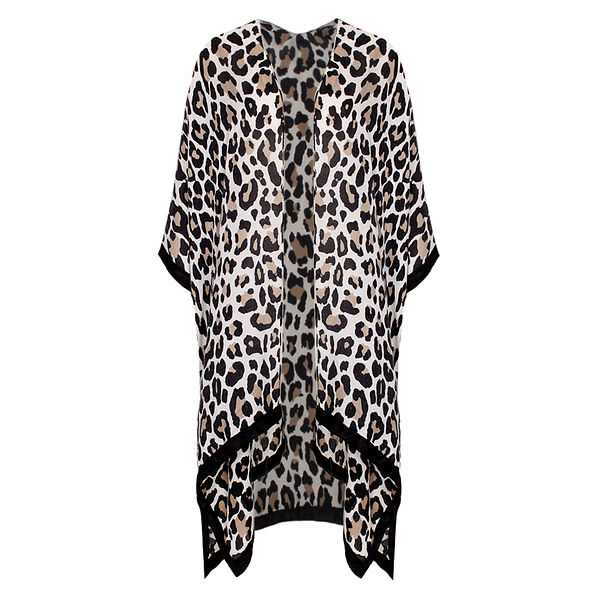 Leopard Kimono Cover Up - Marleylilly