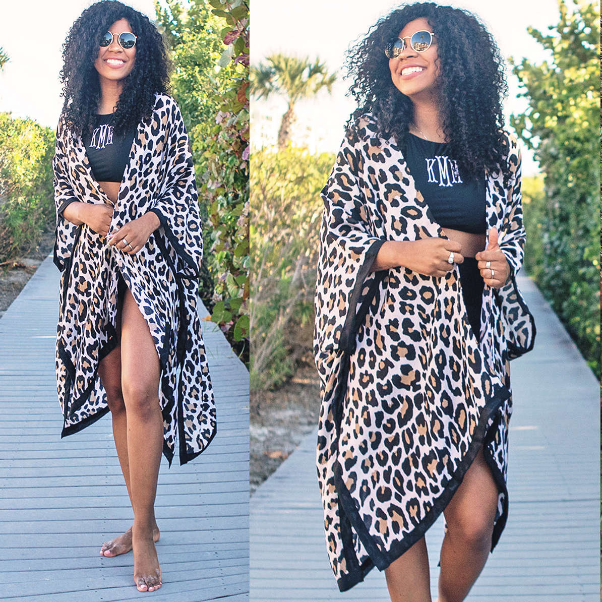 Leopard Kimono Cover Up - Marleylilly