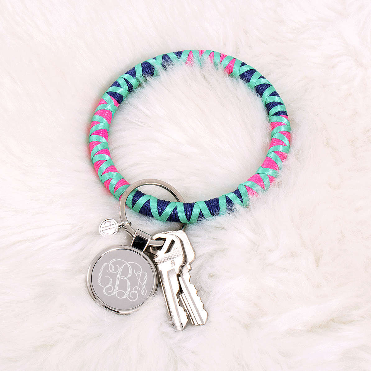 Mint Personalized Key Ring - Marleylilly