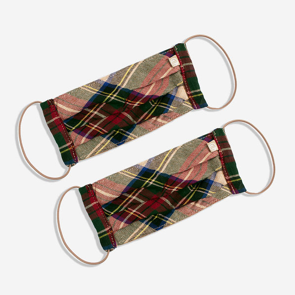 Ladies Plaid Face Masks - Marleylilly