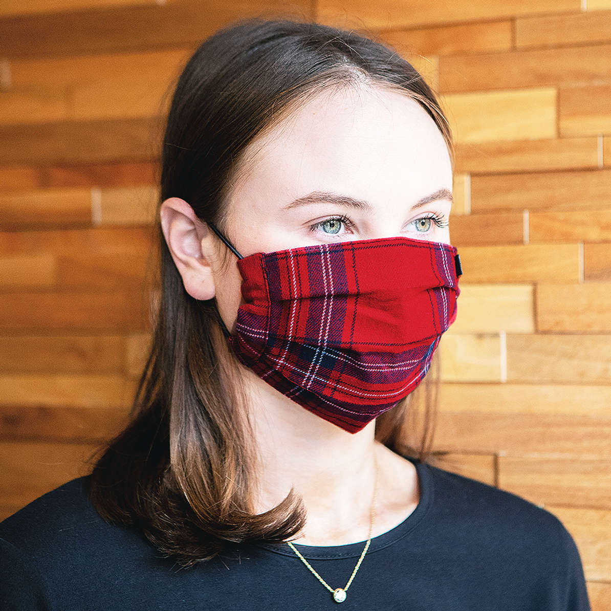 Ladies Plaid Face Masks - Marleylilly