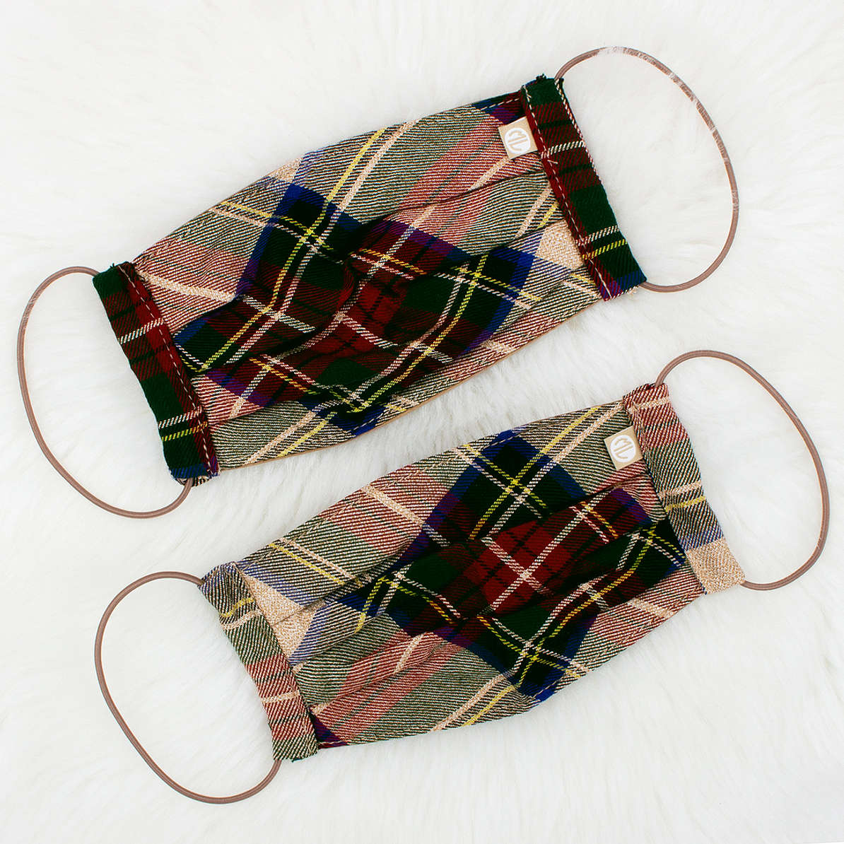 Ladies Plaid Face Masks - Marleylilly