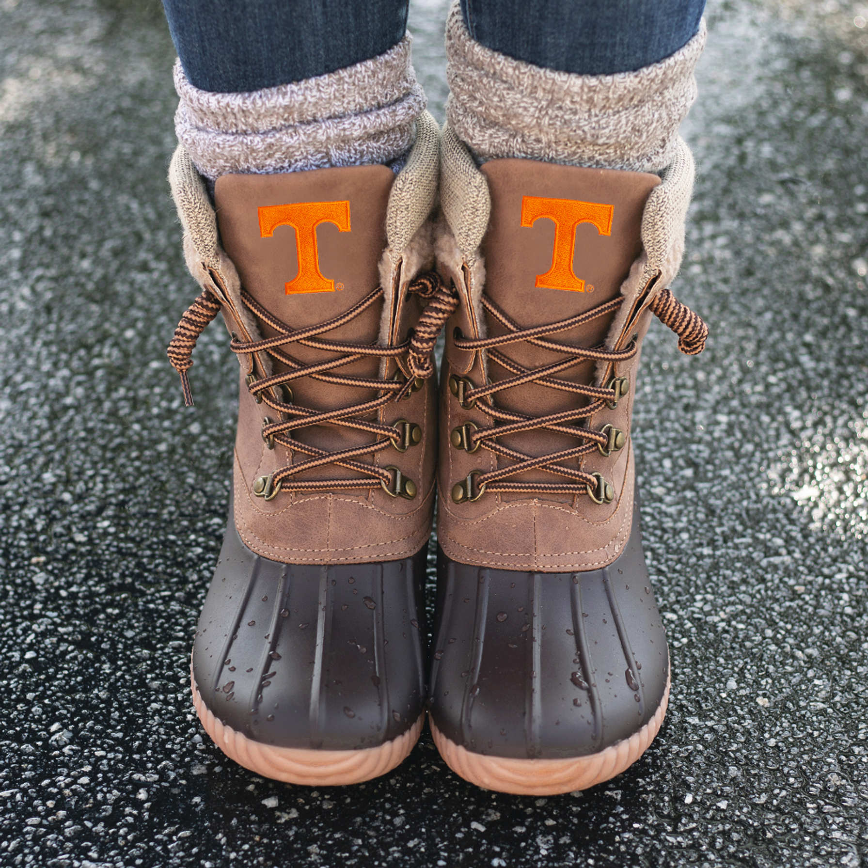 Tennessee Explorer Duck Boots with Logo — Marleylilly