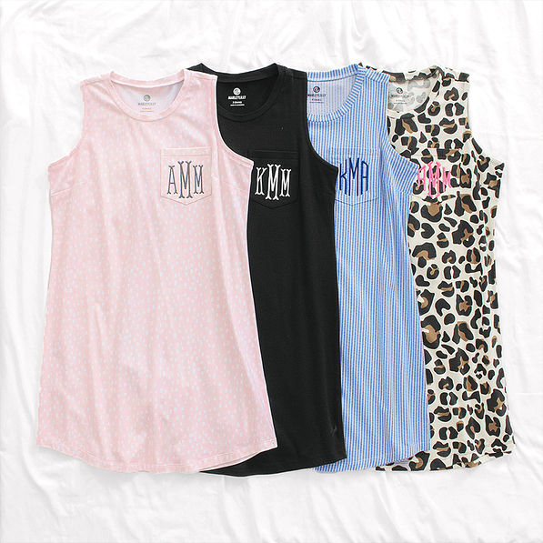 Monogrammed Sleeveless Dress - Marleylilly