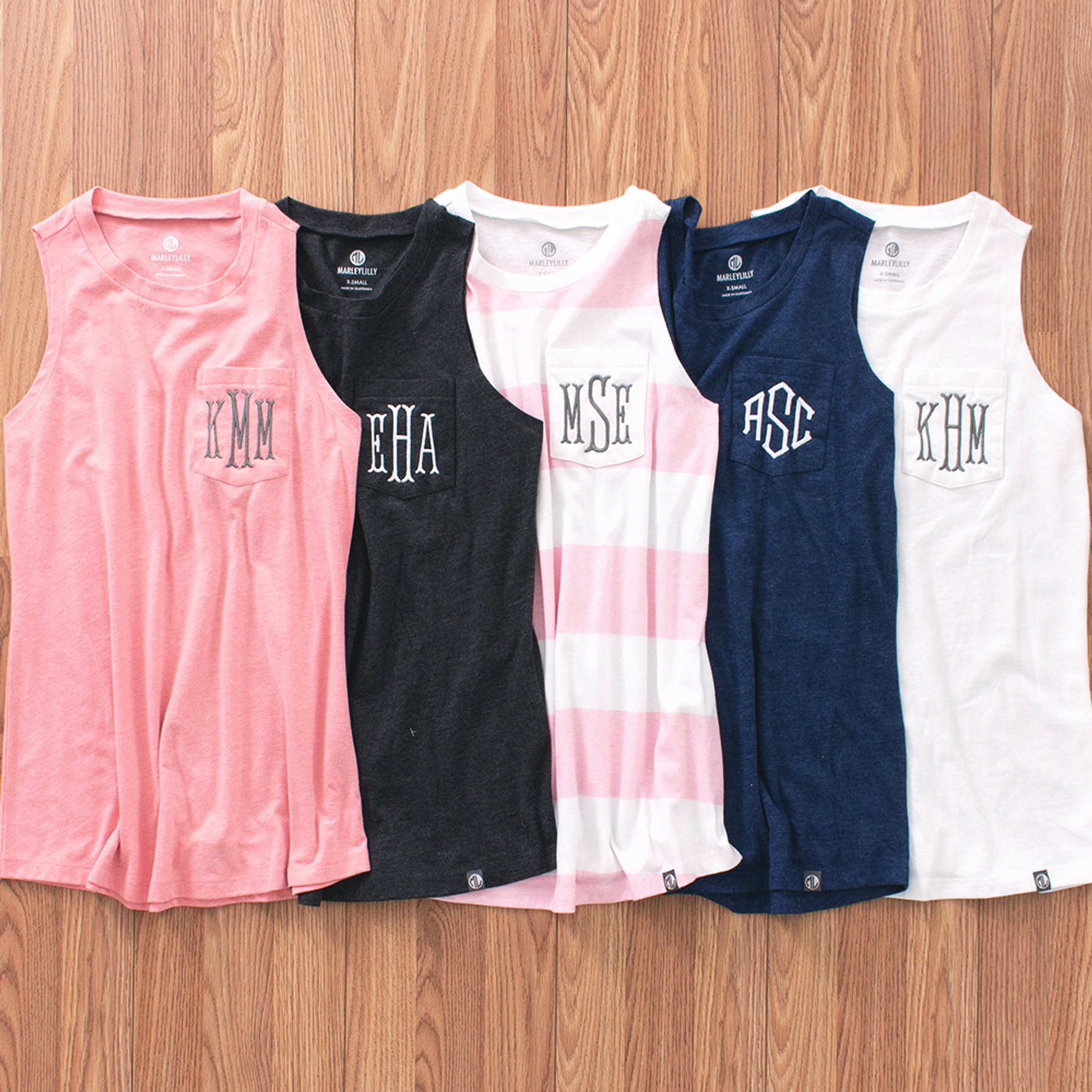 Personalized Pocket Tank Top – Marleylilly