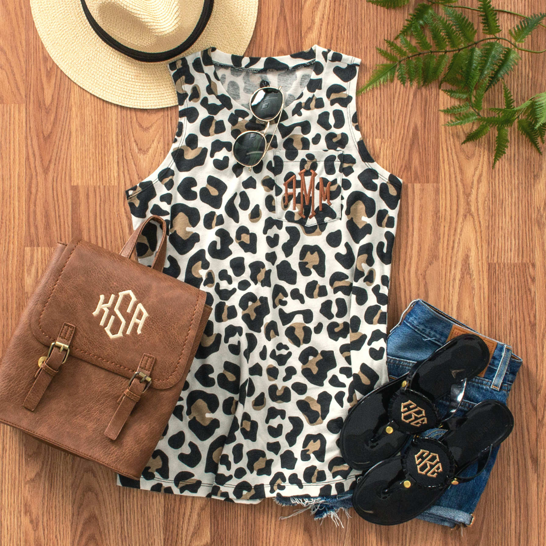 Personalized Pocket Tank Top – Marleylilly