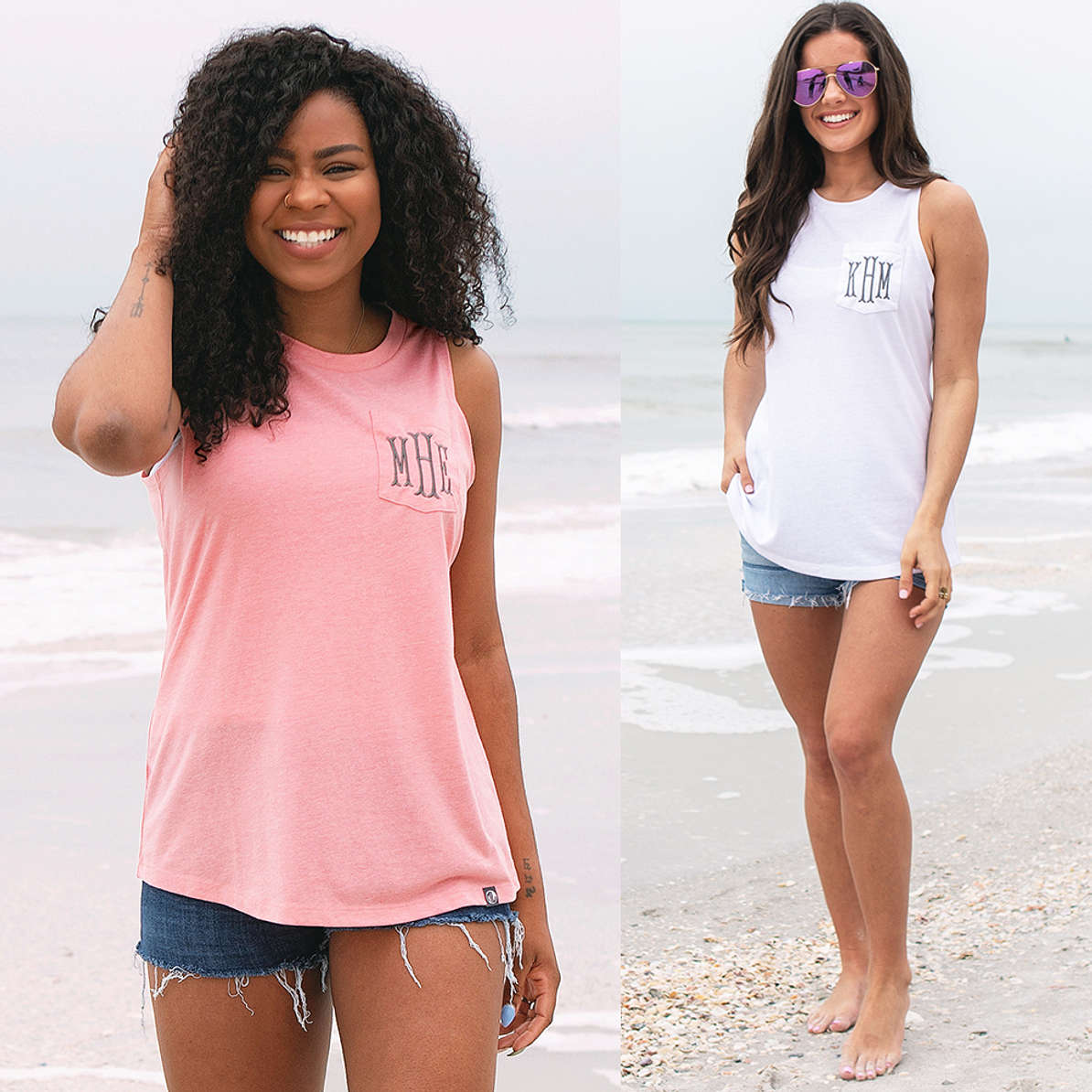 Personalized Pocket Tank Top – Marleylilly