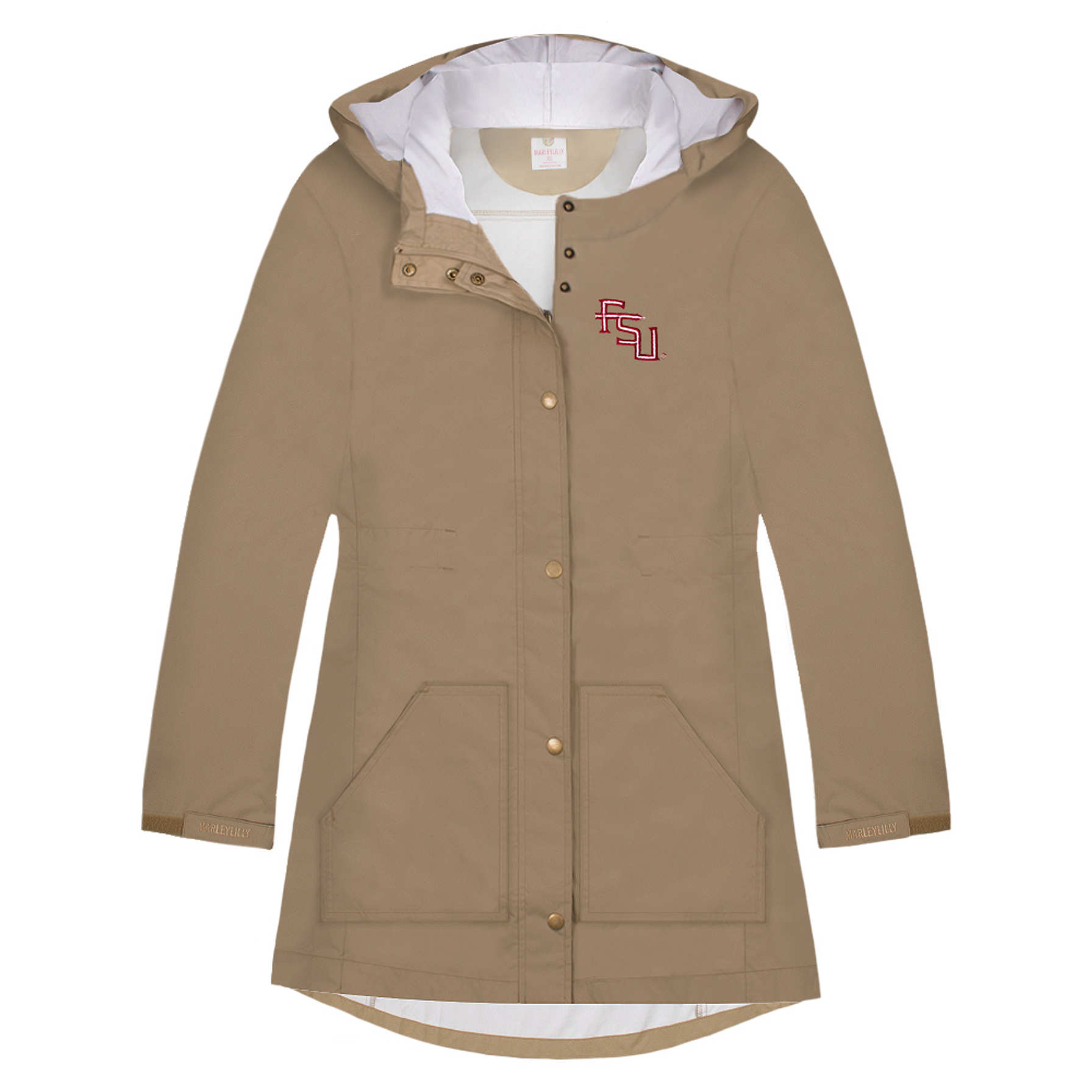 Marleylilly Rain Jacket with FSU Seminoles Logo