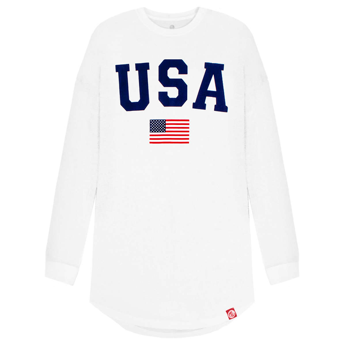 Long-Sleeved USA Graphic Tee