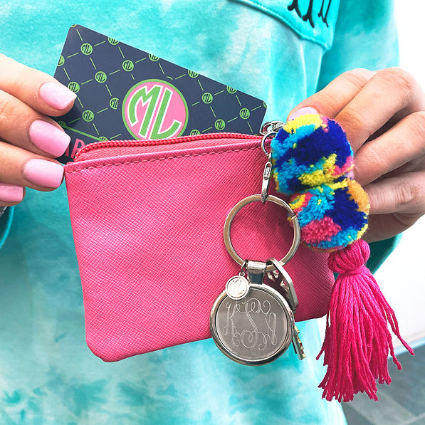 Personalized Keychain Pouch