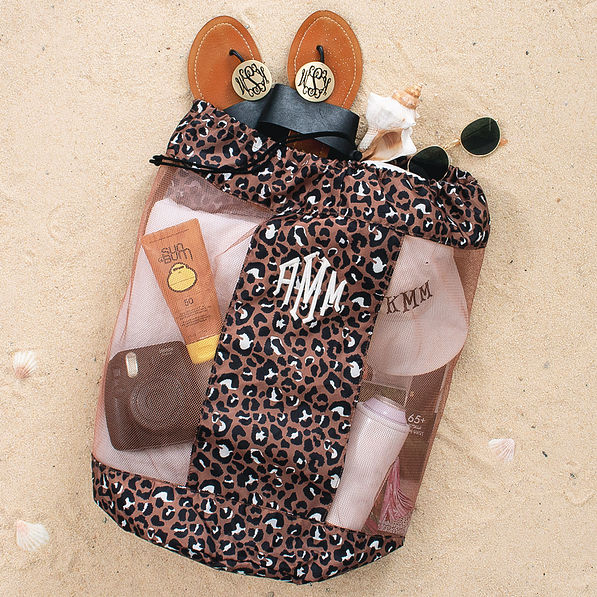 Personalized Drawstring Beach Backpack