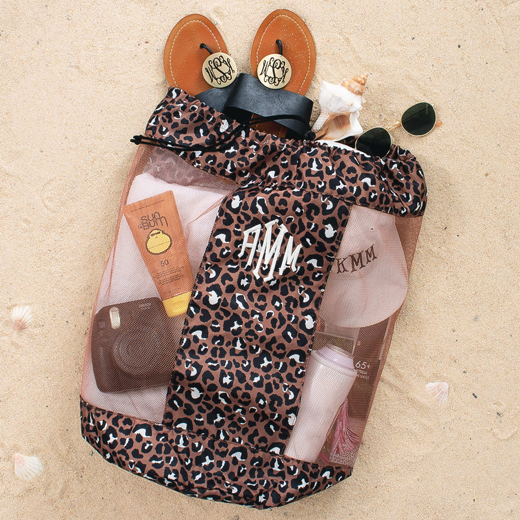 Personalized Drawstring Beach Backpack