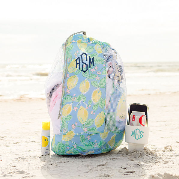 Personalized Drawstring Beach Backpack