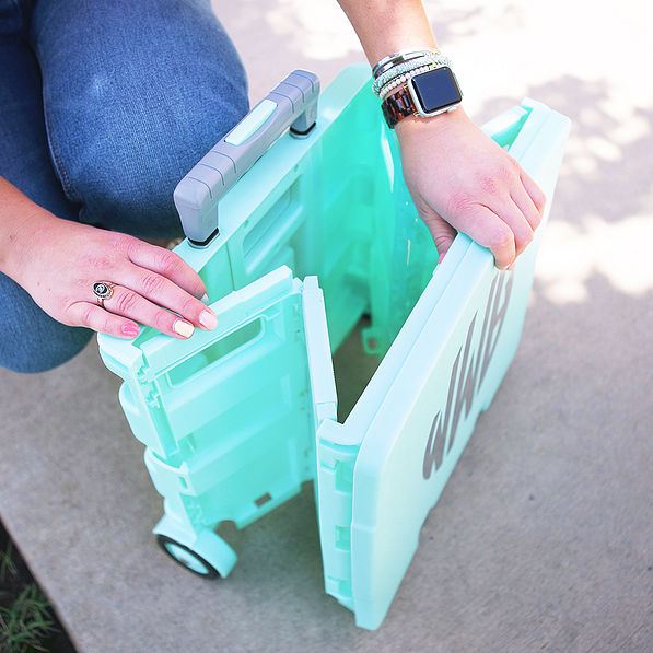 Personalized Collapsible Rolling Cart