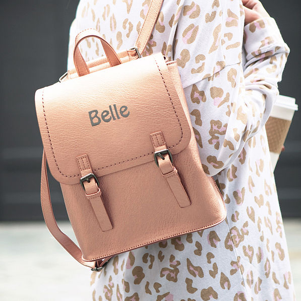 Personalized Backpack Purse