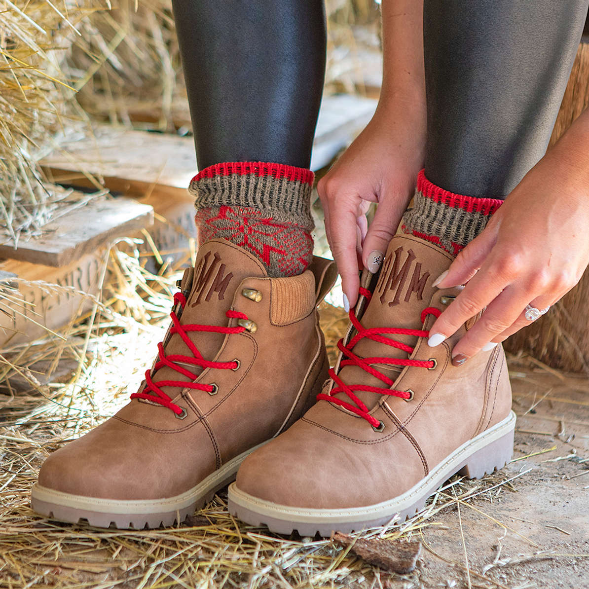 Brown Personalized Adventure Boots