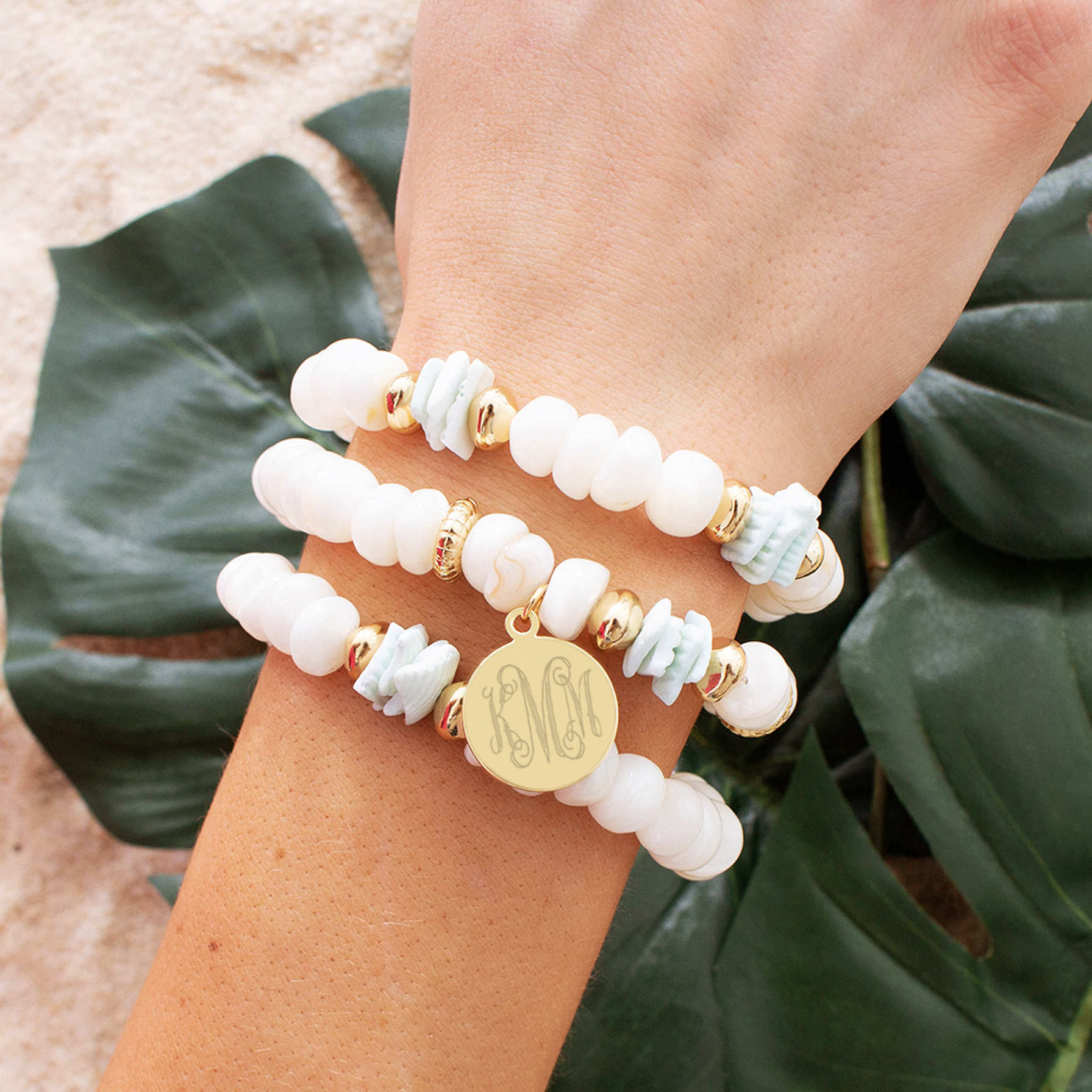 Personalized Stone Bracelets - Marleylilly