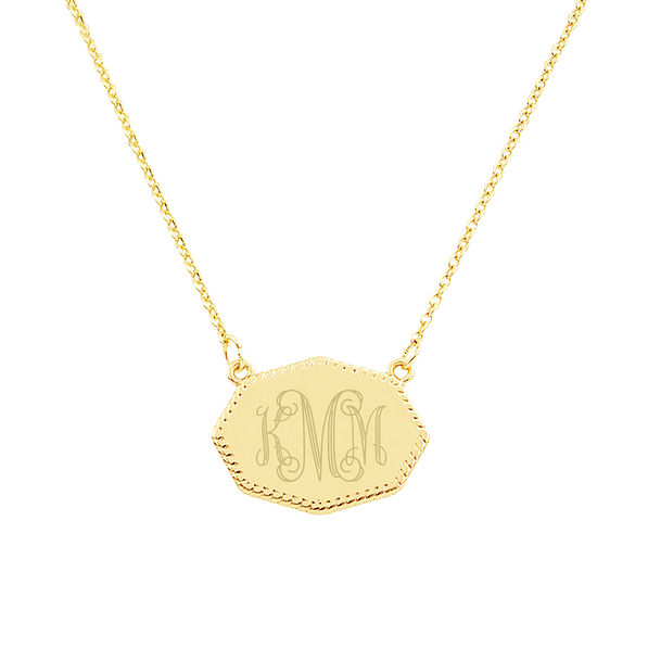 Personalized Octagon Necklace